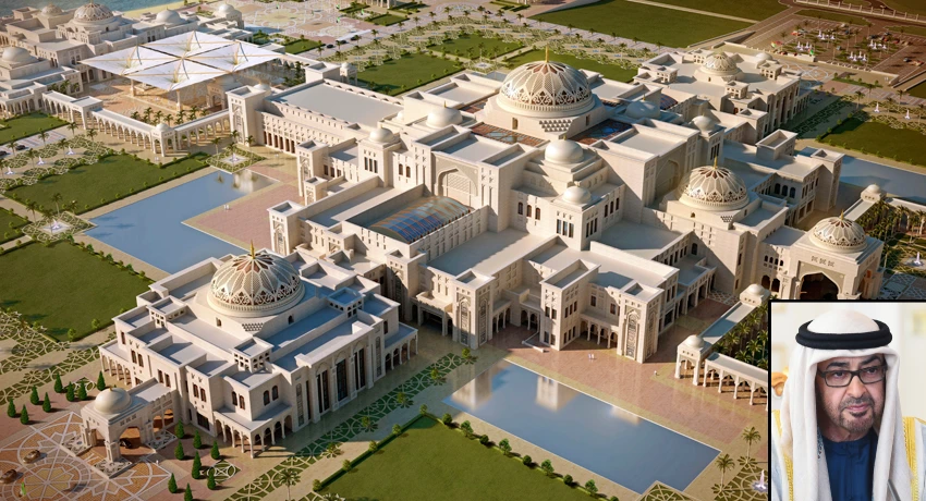 $475 Million Mohamed bin Zayed Al Nahyan House in Abu Dhabi